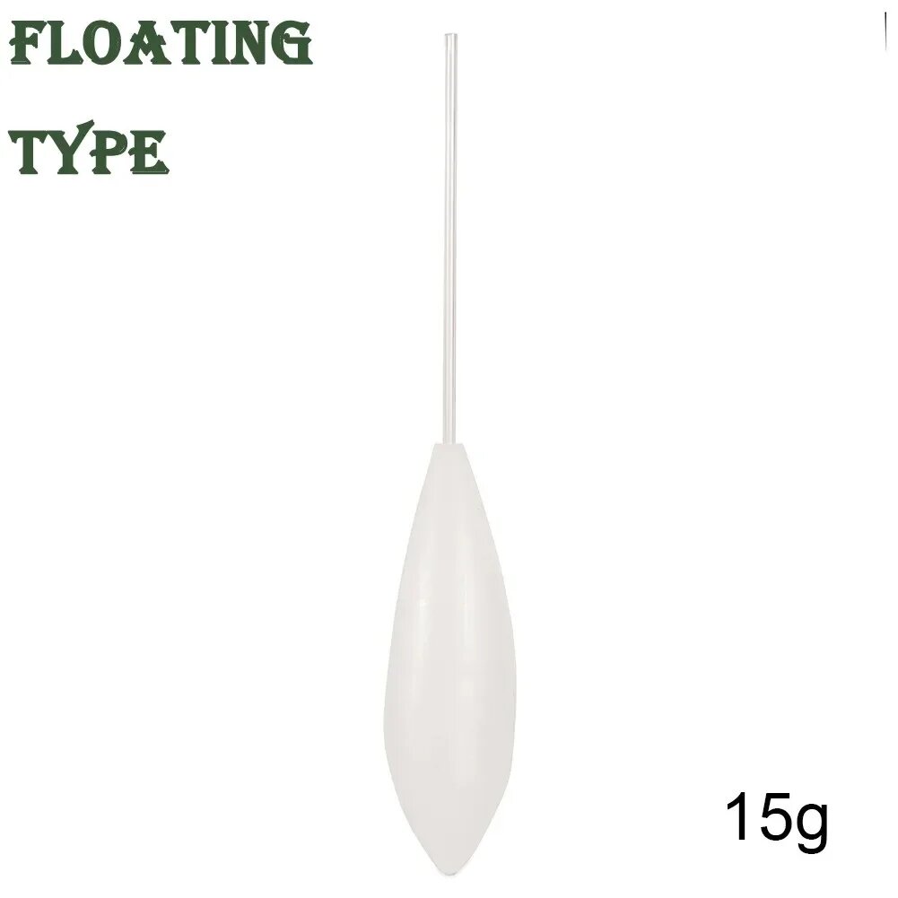 Прозрачные тонущие поплавки Pesca акрил 5-50 г Upward Type 15g