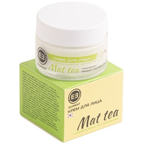 Крем для лица Element Cosmetic Element с экстрактом зеленого чая, 50 мл