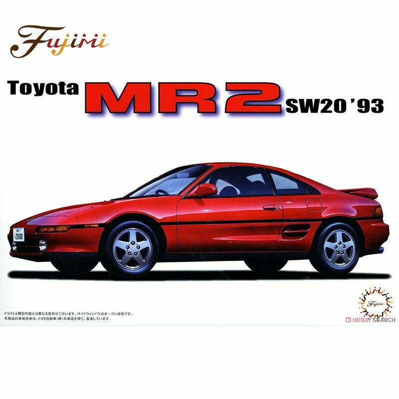 Сборная модель Машинка Fujimi-04730 1/24 Toyota MR2 SW20 1993 car model kit