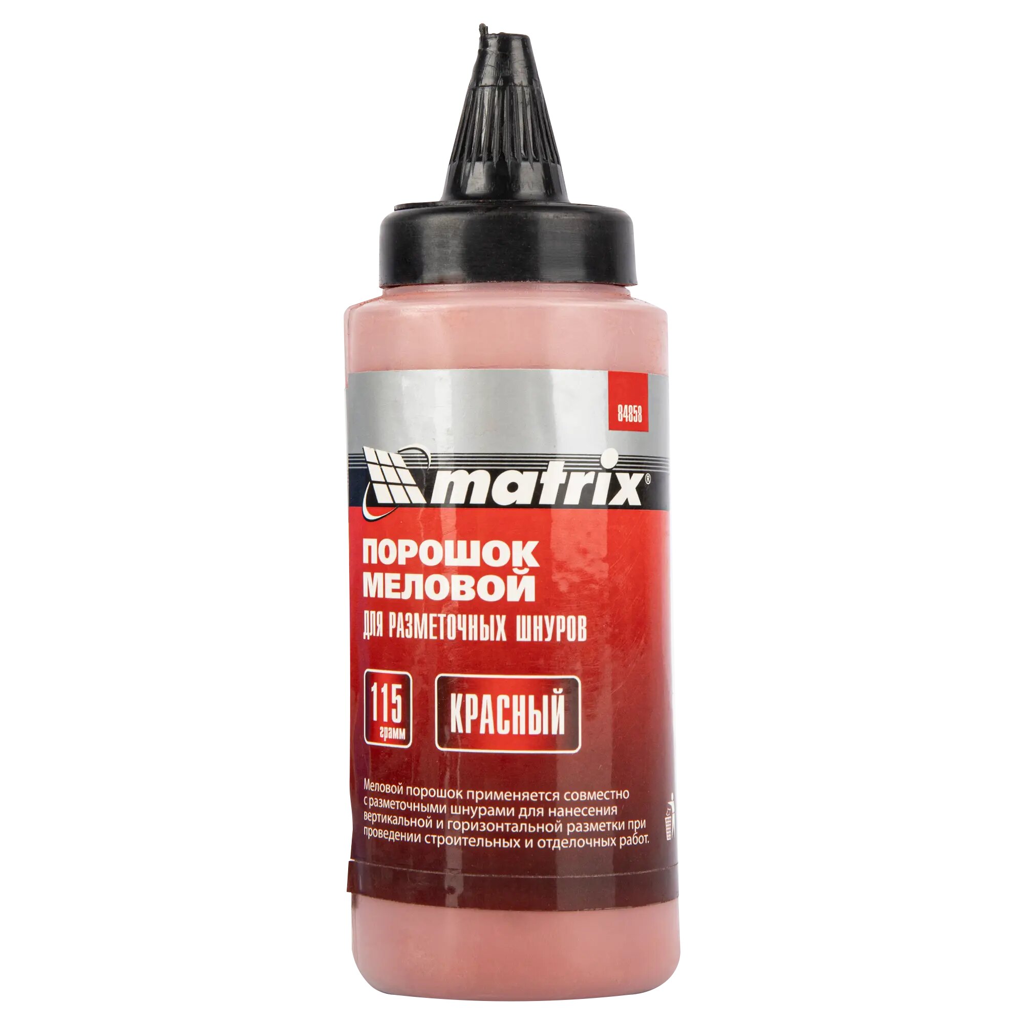 Matrix 84858 Порошок разметочный красный 115 г для строительной разметки поверхностей