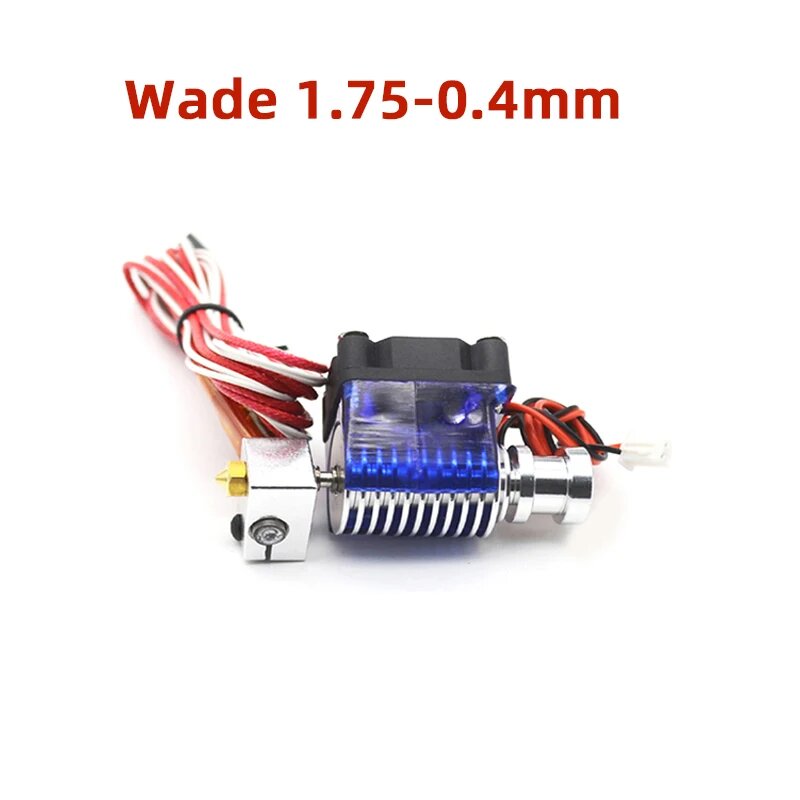 Hotend J-head All metal V6, Wade 1.75-0.4mm, 24v