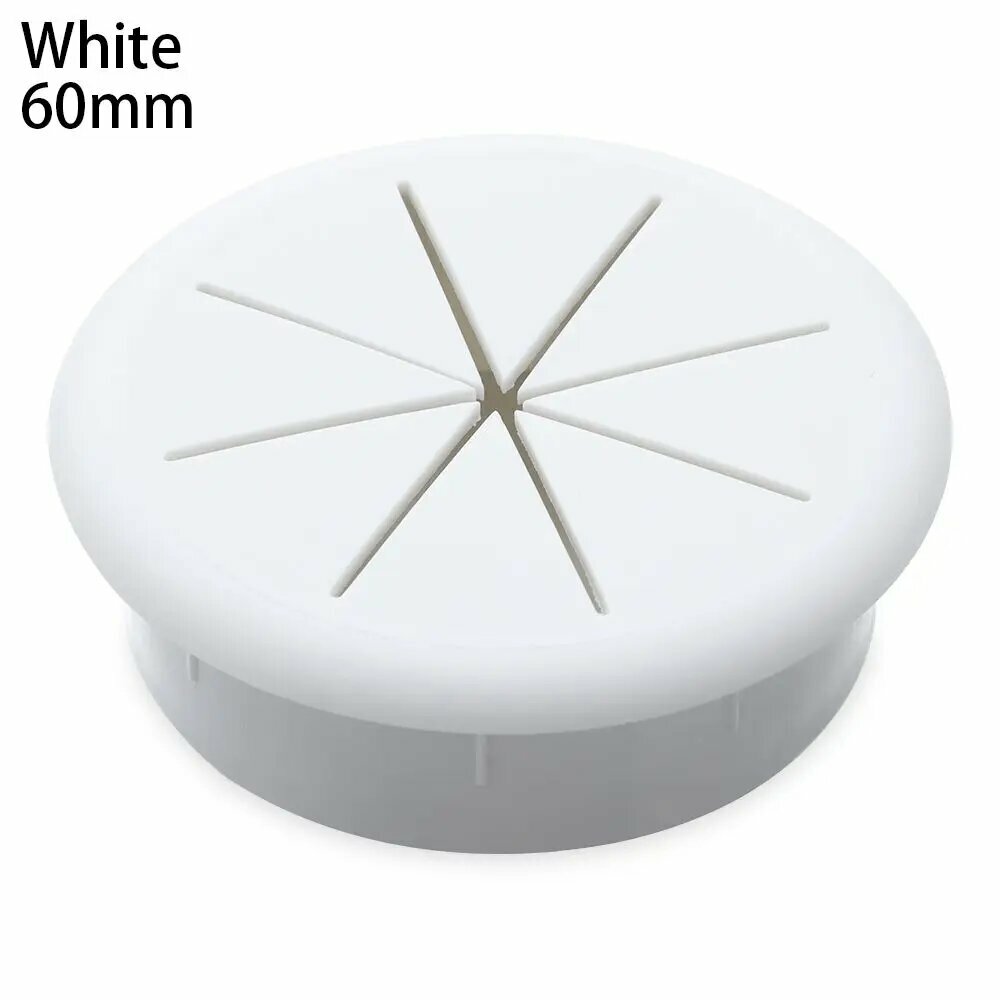 Пластиковая настольная втулка для провода 50/60 мм A white 60mm