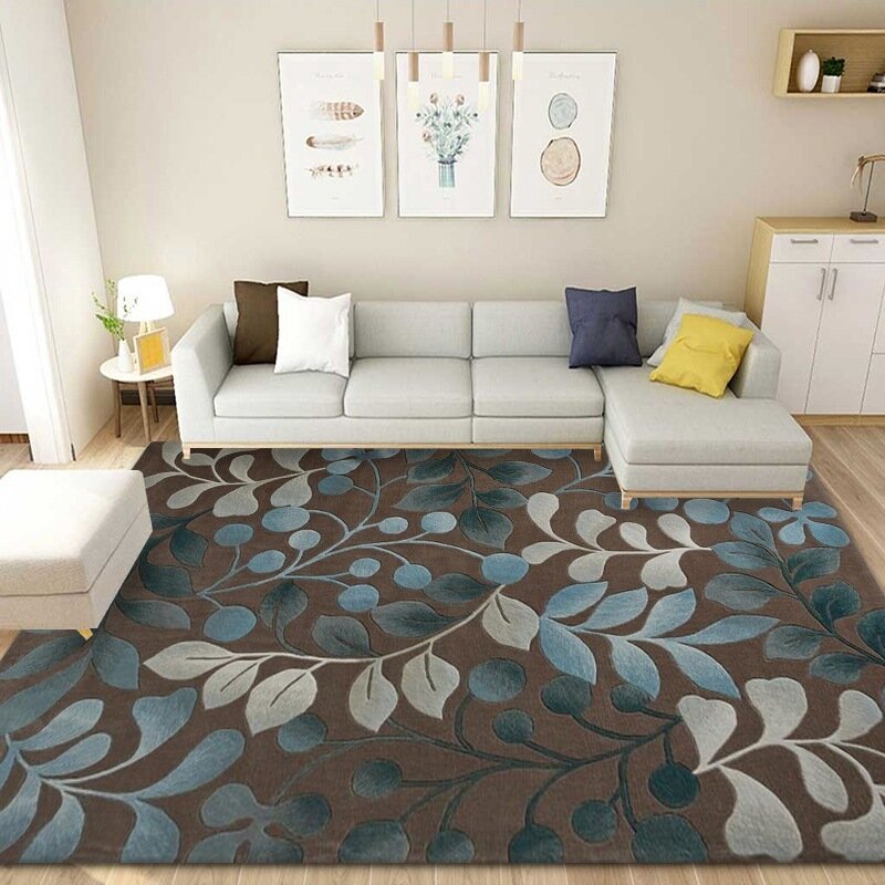 Ковер для гостиной - цветочные растения