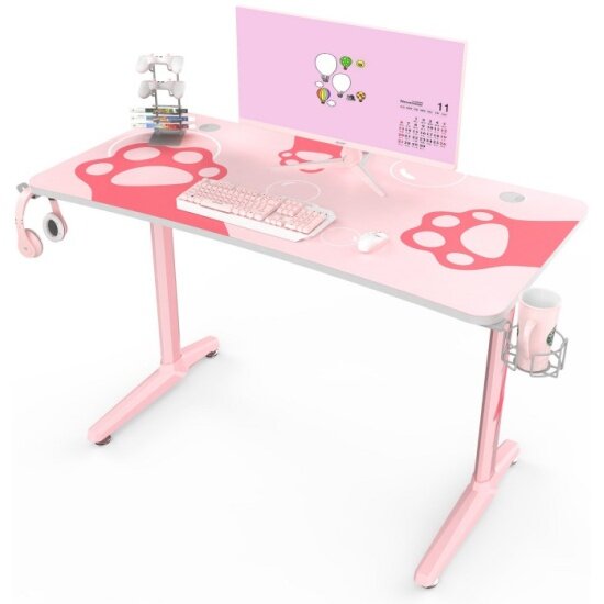 Стол геймерский Eureka GIP 47, Pink