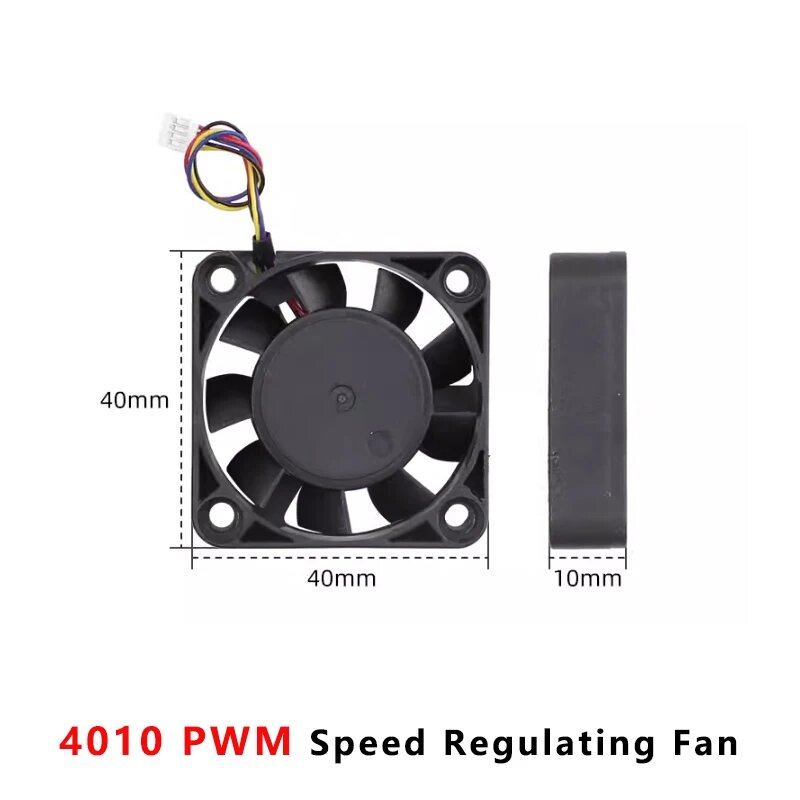 Радиатор с вентилятором для Raspberry PI 5 5B PI-5 4010 PWM Fan