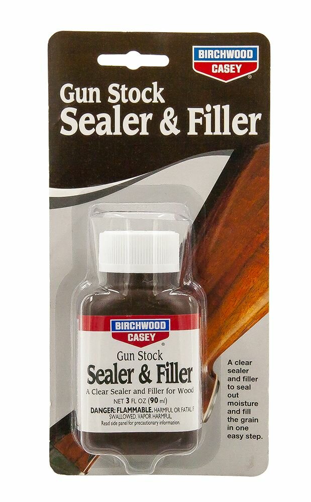Герметик наполнитель деревянных частей оружия Birchwood Casey Gun Stock Sealer & Filler, 90 мл