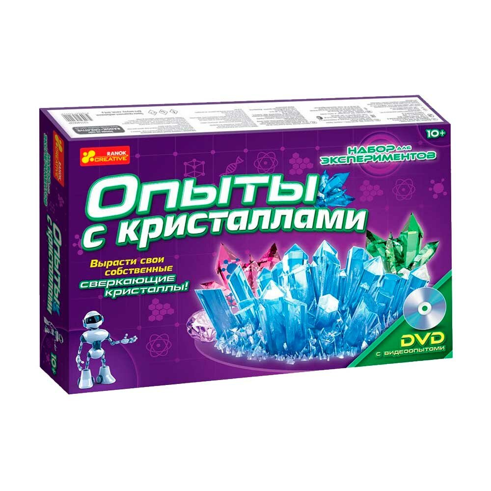 Набор для опытов Ранок Научные игры, Опыты с кристаллами