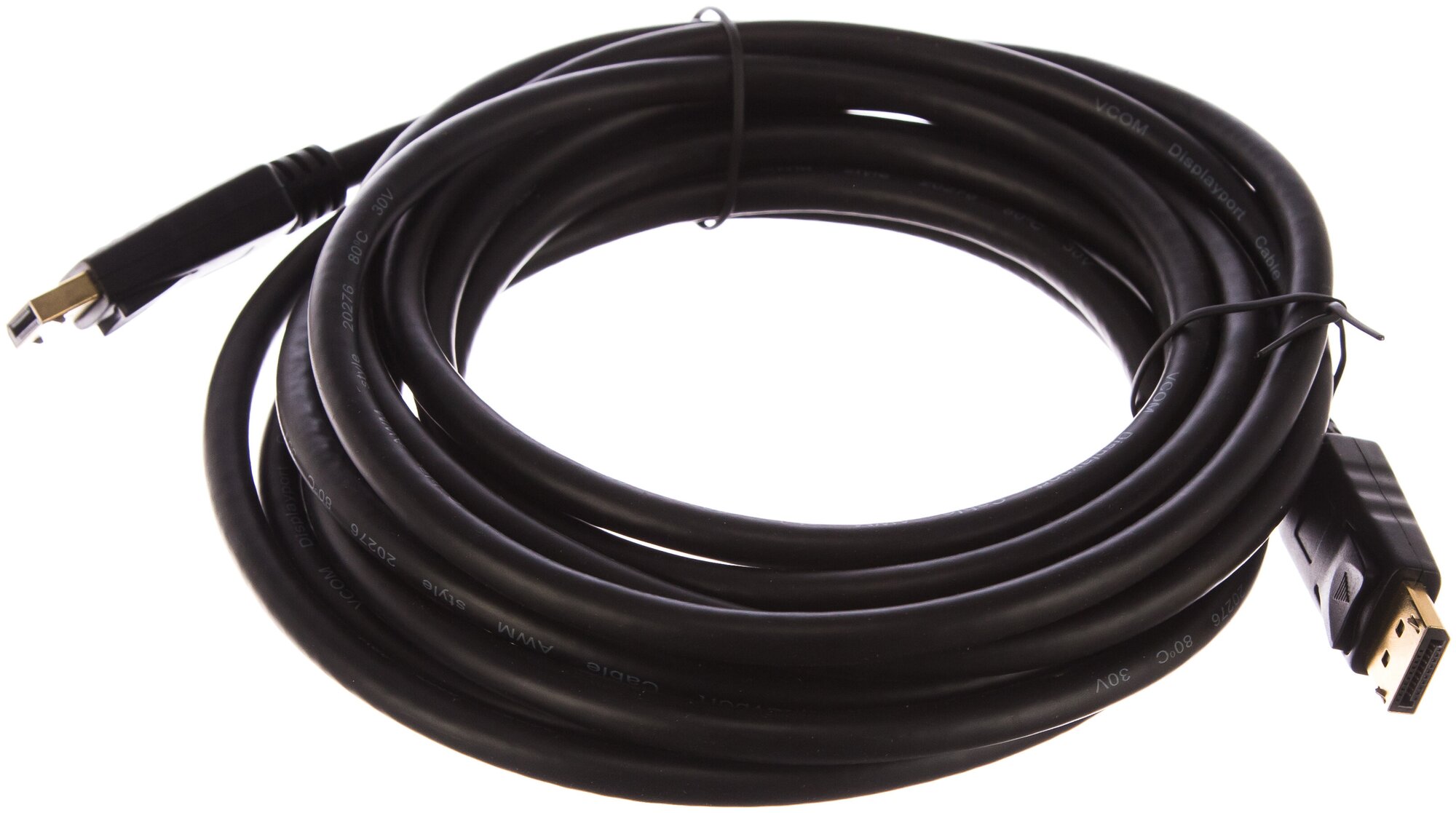 Кабель VCOM DisplayPort - DisplayPort (VHD6220), длина 5 м, 1 шт, черный