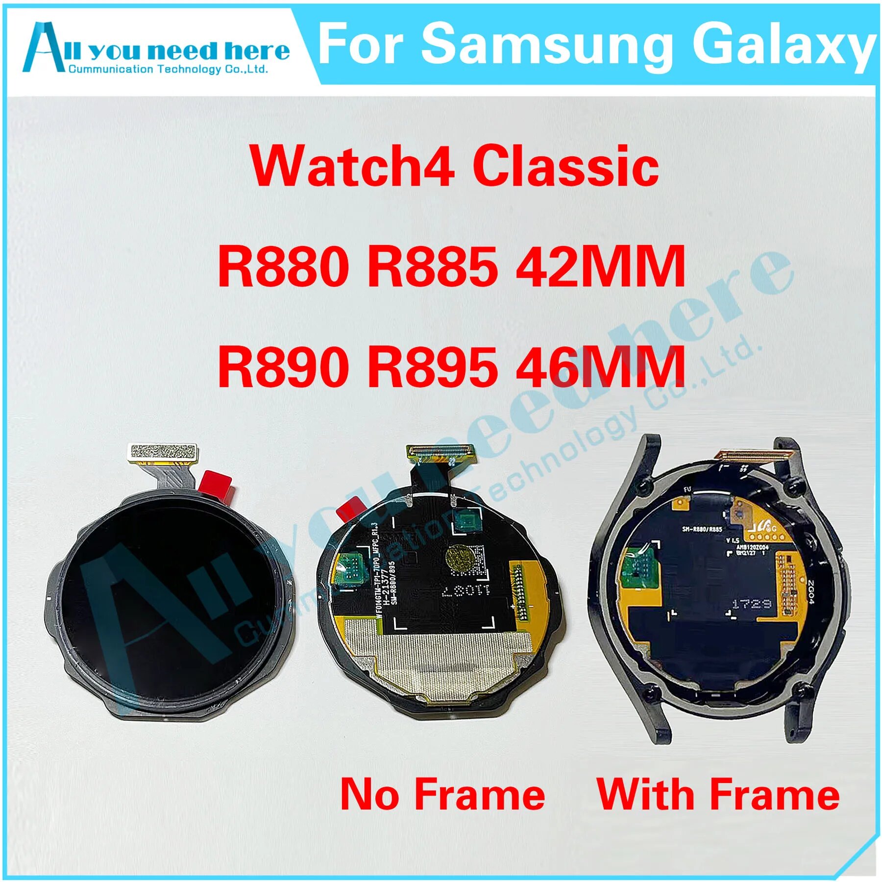 Дисплей для Samsung Galaxy Watch4 Classic R890 Black