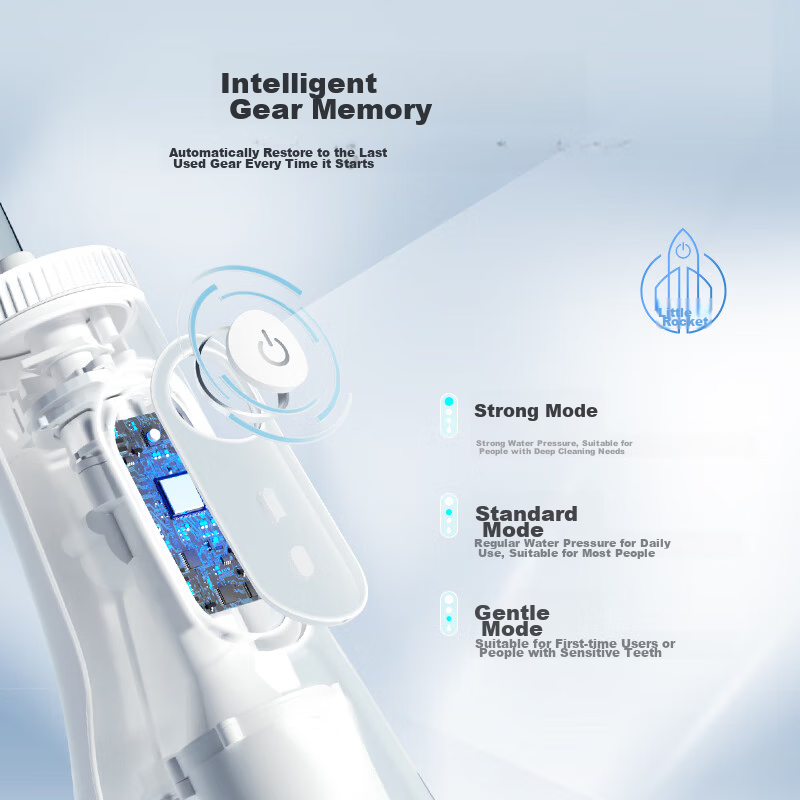 Ирригатор Waterpik Portable Electric Water Flosser, с насадками, цвет белый