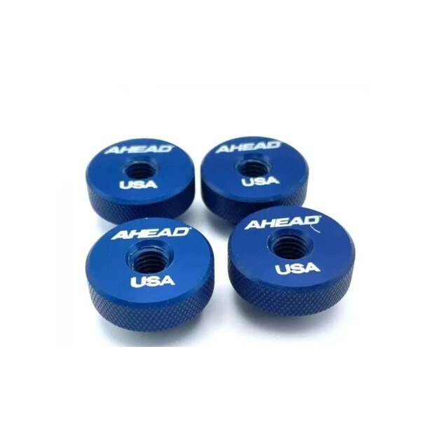 Гайка для барабанных тарелок Ahead AHSN-BLU Speed Nuts Knurled