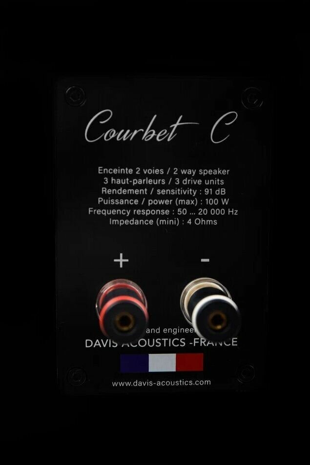 Акустика центрального канала Davis Acoustics Courbet C (черный)