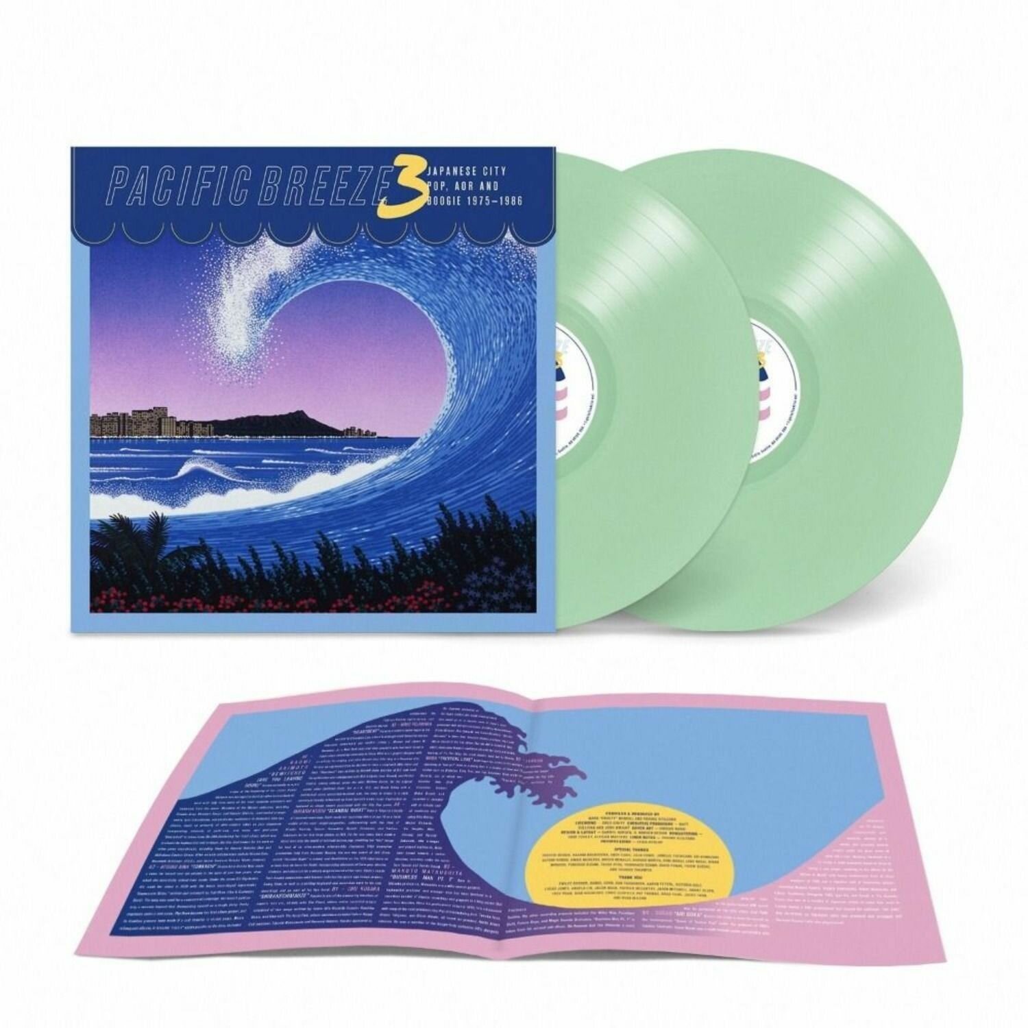 Виниловая пластинка Various Pacific Breeze 3: Japanese City Pop, AOR And Boogie 1975-1987 2LP Limited Edition, Seafoam Green New