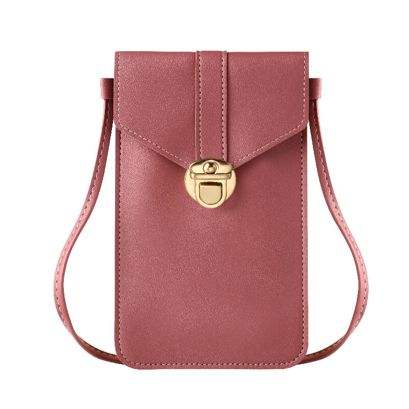 Сумка для телефона, женская, прозрачная, с сенсорным экраном