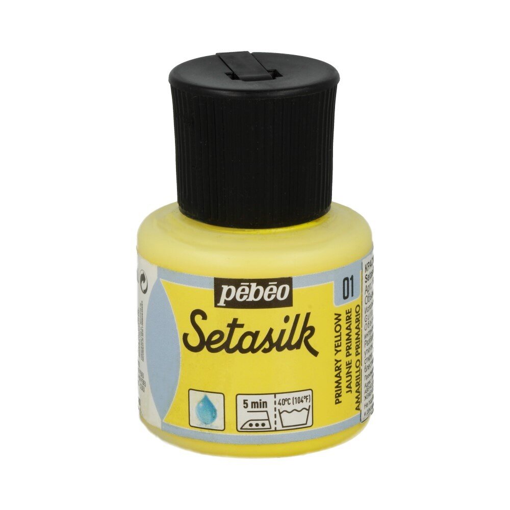 Краска по шелку Pebeo Setasilk, 45 мл, желтая