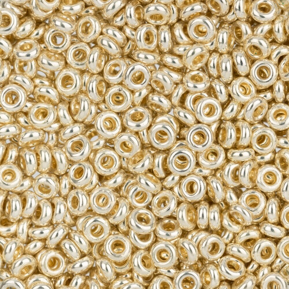 Бисер TOHO 08/0, Demi, №5, 3 мм, 5х5 г, №PF0558, серебряный