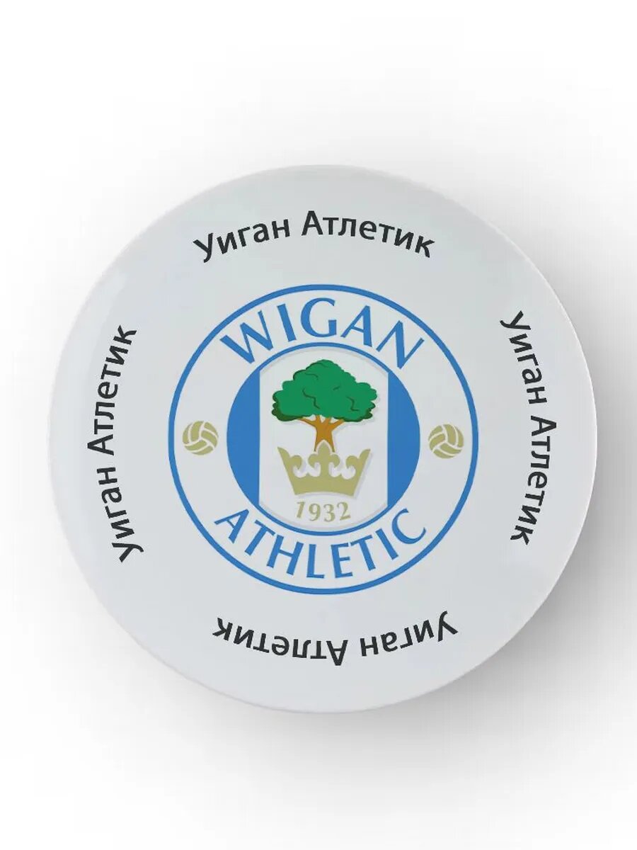 Тарелка английский футбольный клуб Уиган Атлетик
