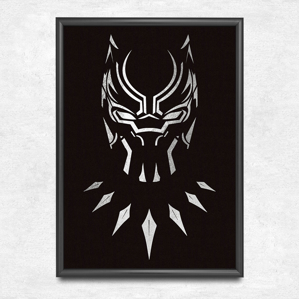 Постер Черная Пантера / плакат для интерьера супергерой. Марвел, Marvel, комиксы, фильмы, игры