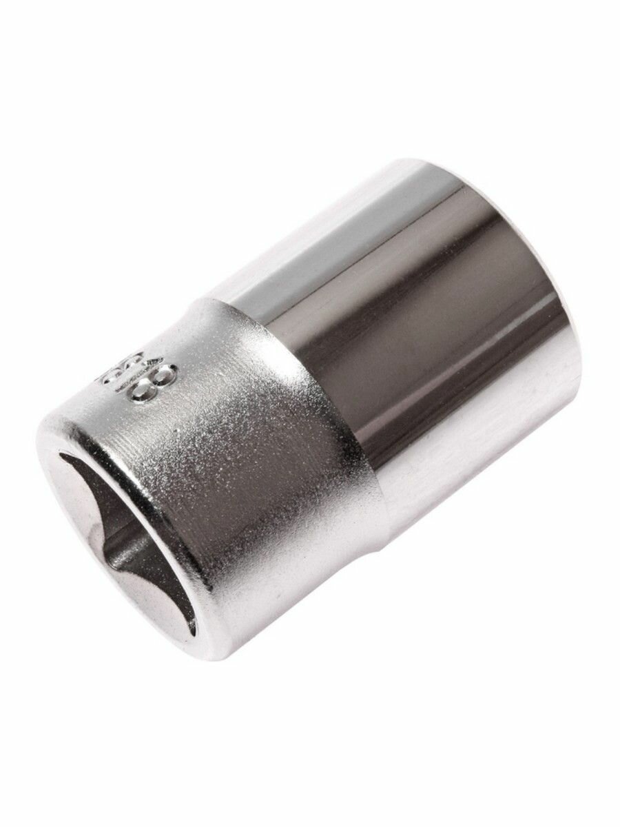 Головка торцевая шестигранная 1/2" х 18 мм, длина 38 мм, JTC JTC43818