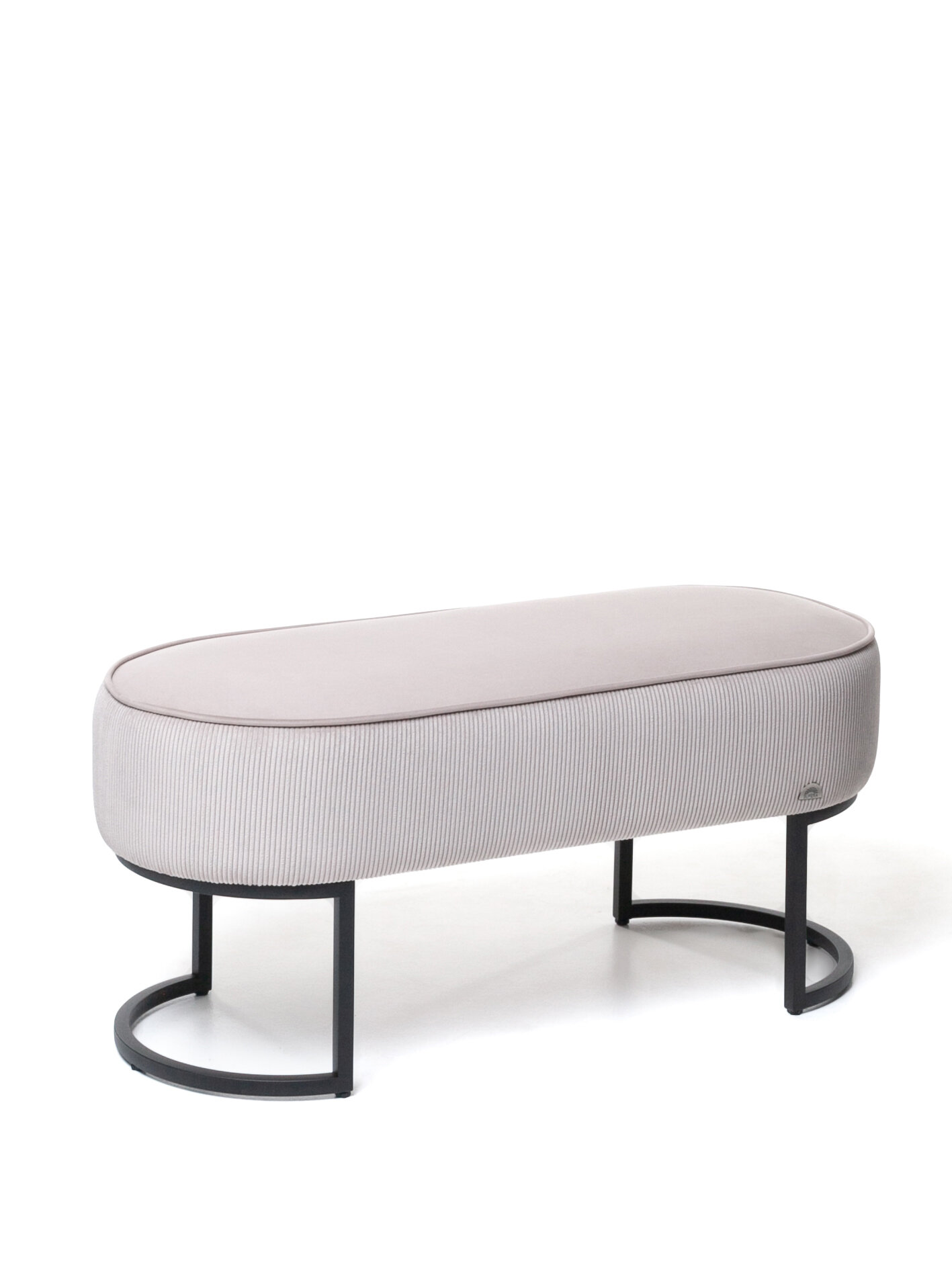 Банкетка Flora Black. SUPERA Luxemebel. Цвет бежевый. Велюр