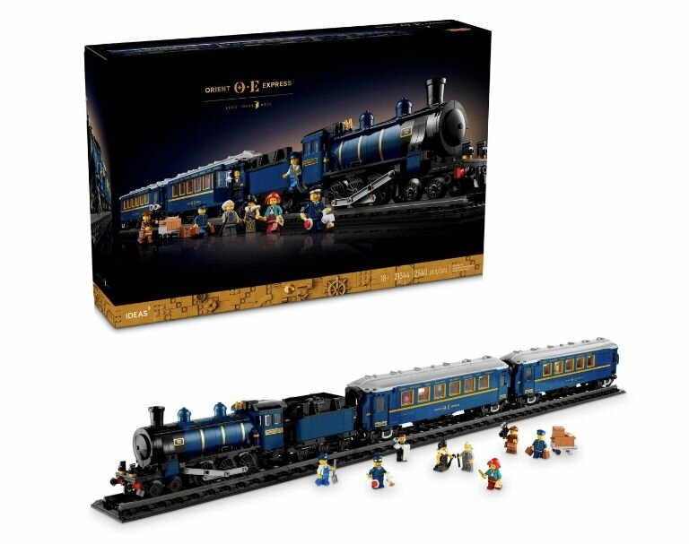 Конструктор Восточный экспресс-поезд (совместим с 21344)