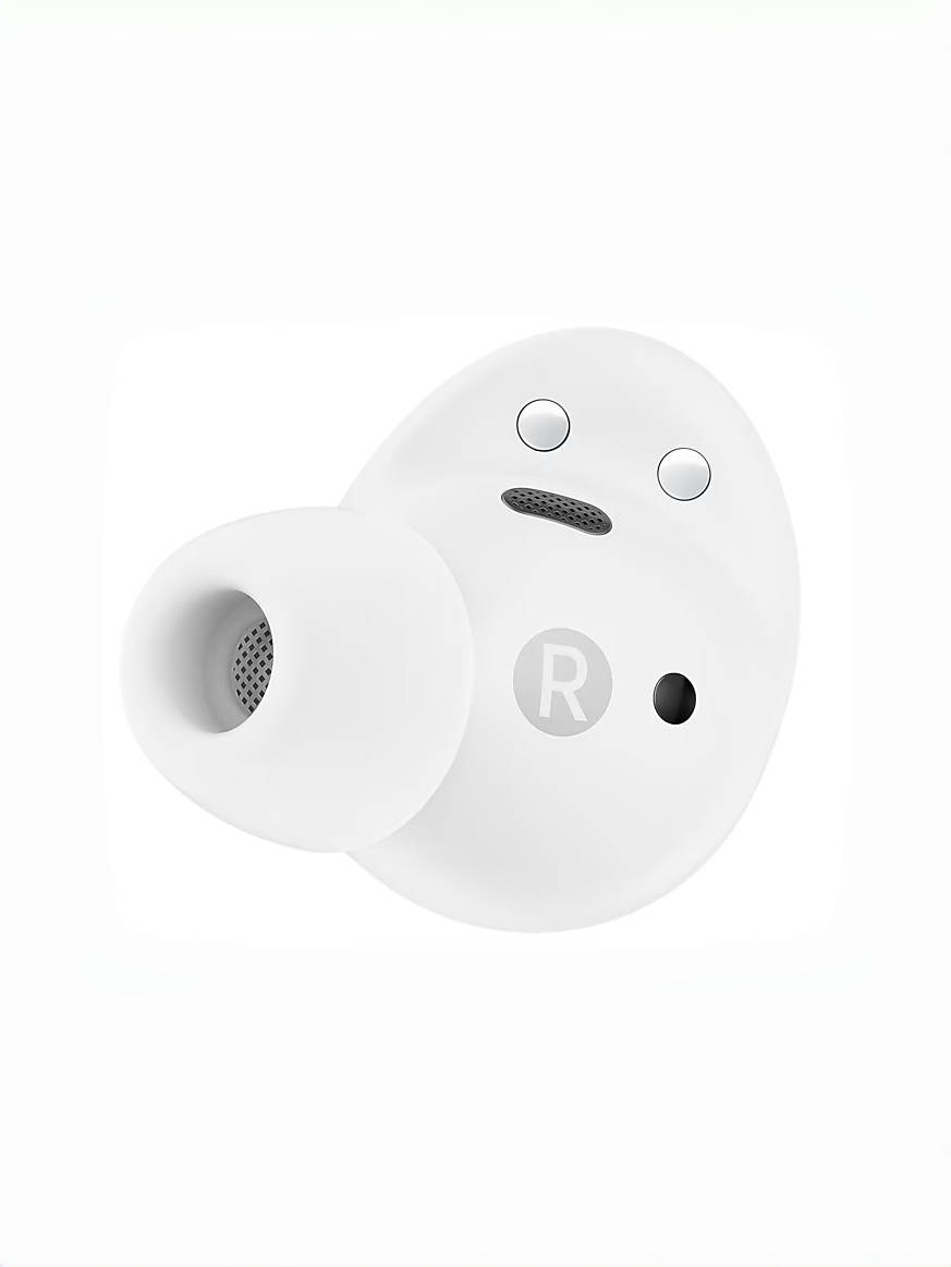 Пpaвый нayшник Samsung buds 2 pro бeлый c амбушкрой cреднегo pазмера"M"