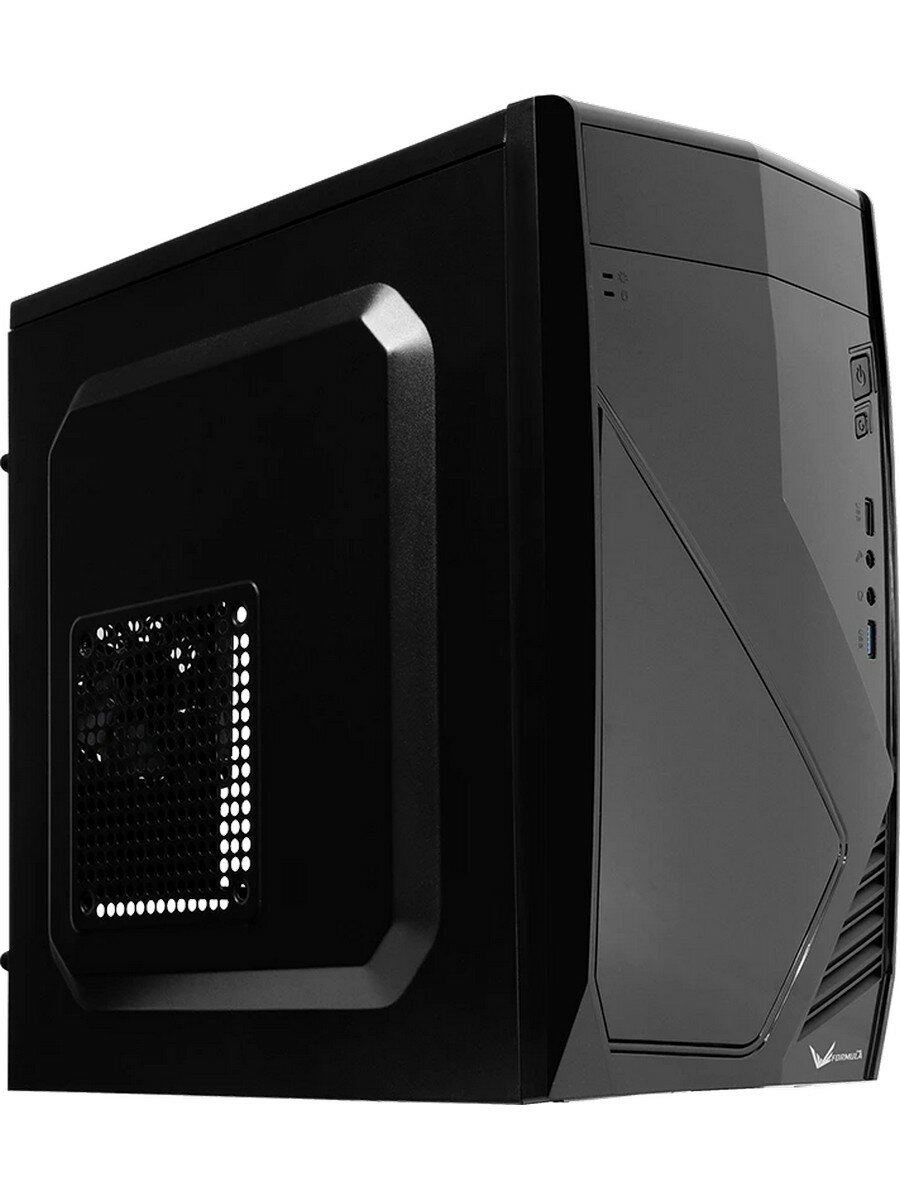 Корпус FORMULA (AEROCOOL) MiniTower CS-102 black (mATX, без БП, USB3.0+USB2.0, 1x80mm) (CS-102 black (F))