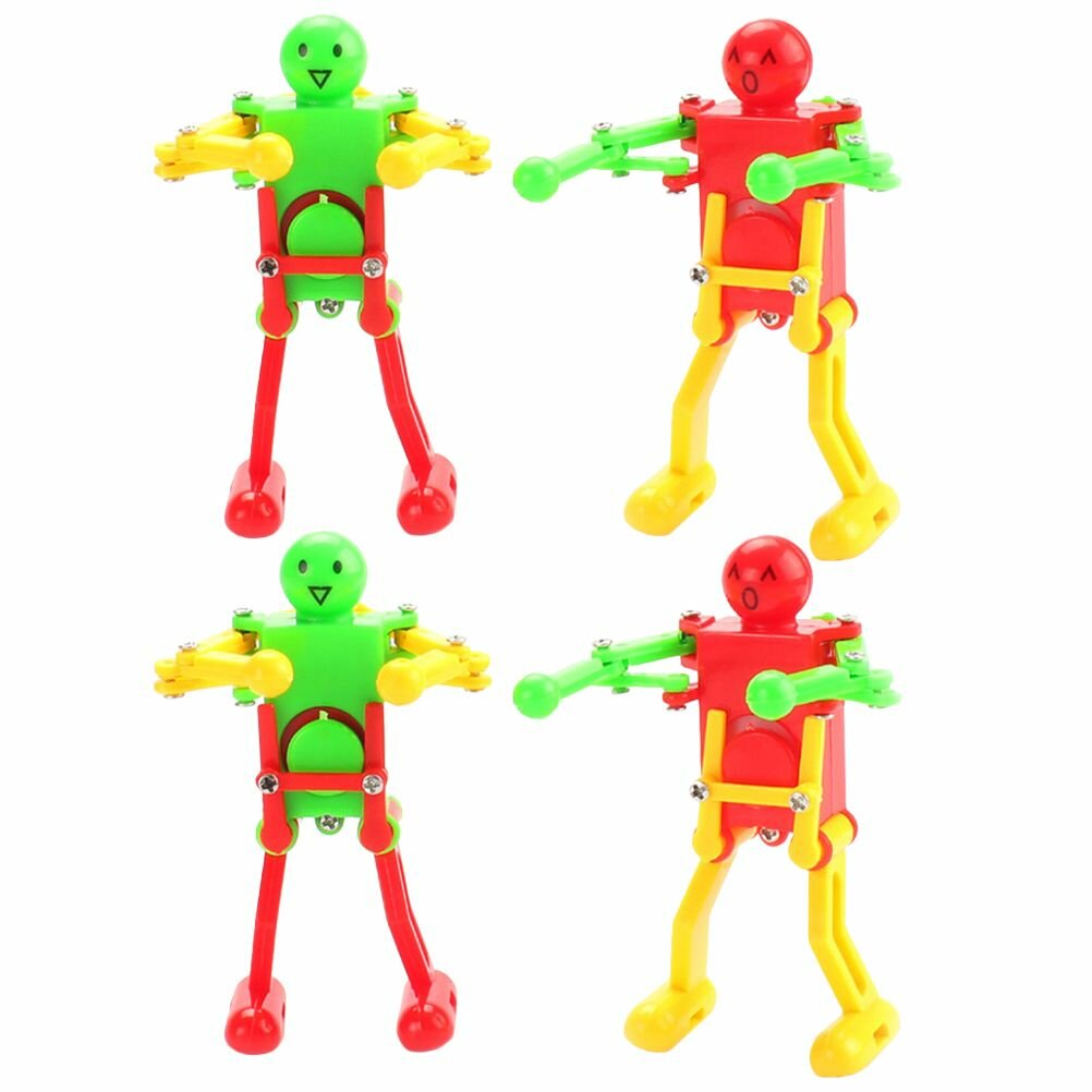 4 Пcs Игрушки На Подзаводе Роботы Для Детей С Изысканным Дизайном 9x5.5cm