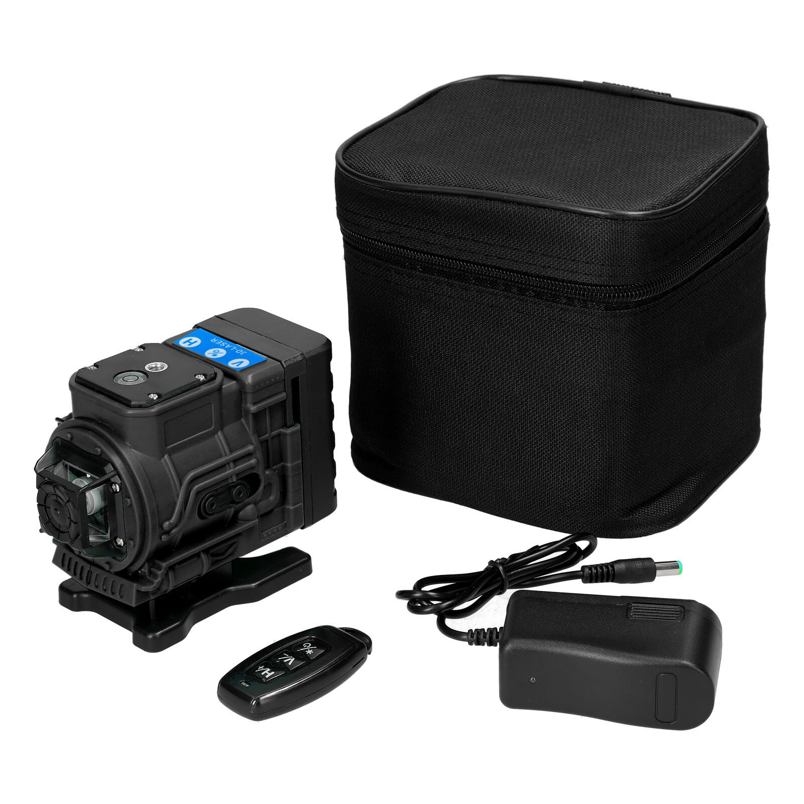 Многофункциональный лазерный нивелир с 12 линиями зеленого света, самовыравнивающийся, с перезаряжаемой литиевой батареей, всенаправленный, для пола и стен.