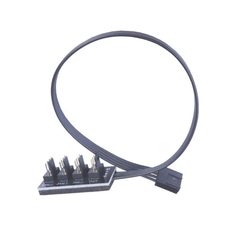 4PIN PWM хаб для вентиляторов, 4/5 каналов, Цвет: 1 to 4