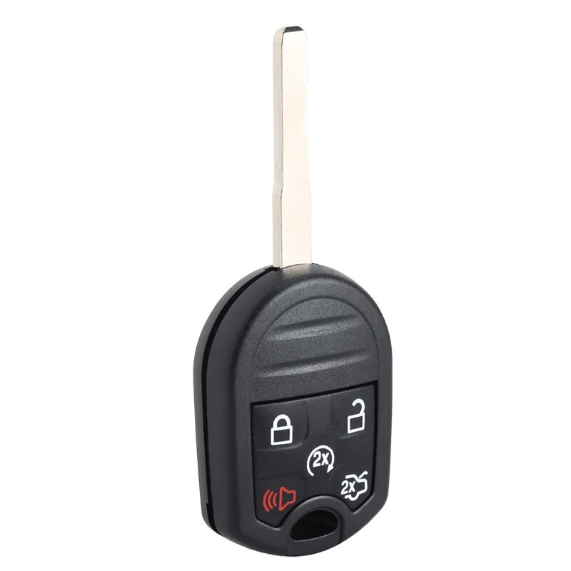Чехол для дистанционного ключа автомобиля KEYECU с 3 4 5 кнопками - FOB для Ford Focus 2012 2013 2014 2015 2016 2017 2018 Fiesta Escape Model D