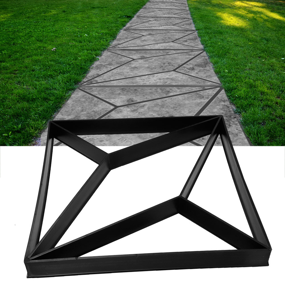 Создатель пешеходных дорожек в форме ромба DIY Форма для тротуарной плитки из цементного кирпича для сада, двора, патио