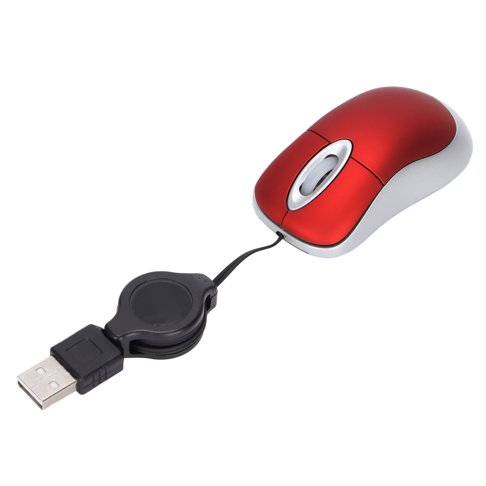 Проводная мышь, портативная USB-мышь с оптическим разрешением 1600 точек на дюйм, 3 способа, дизайн колес, компьютерные принадлежности