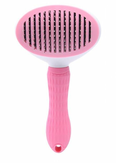 Дешеддер, для кошек и собак, уход за шерстью, розовый, ABS-пластик,20*10.5