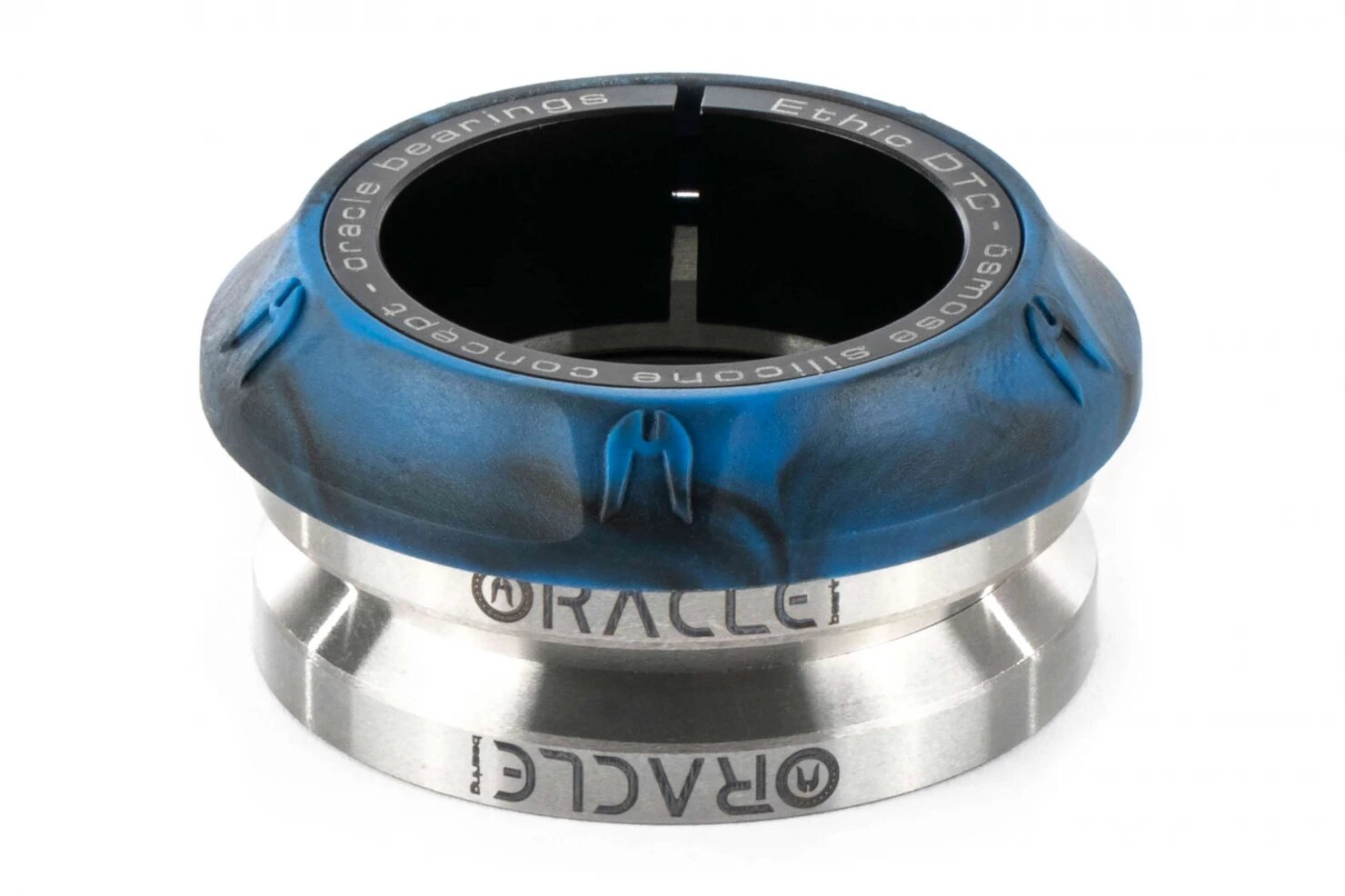 Рулевая для трюкового самоката Ethic "Osmose Silicone Headset", интегрированная - Blue