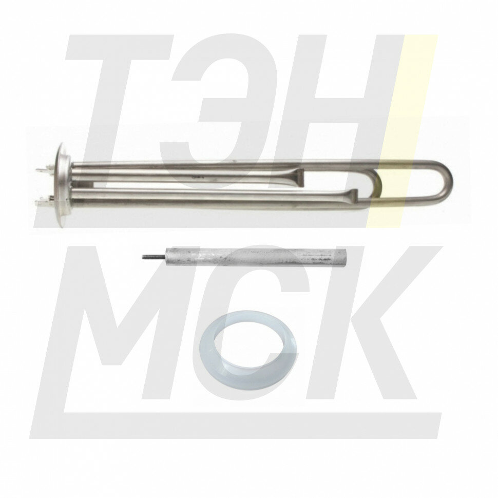 Комплект для водонагревателя Thermex (ТЭН RF 2000Вт(700Вт/1300Вт)+анод М4+прокладка), нерж, 900 015, 30082K