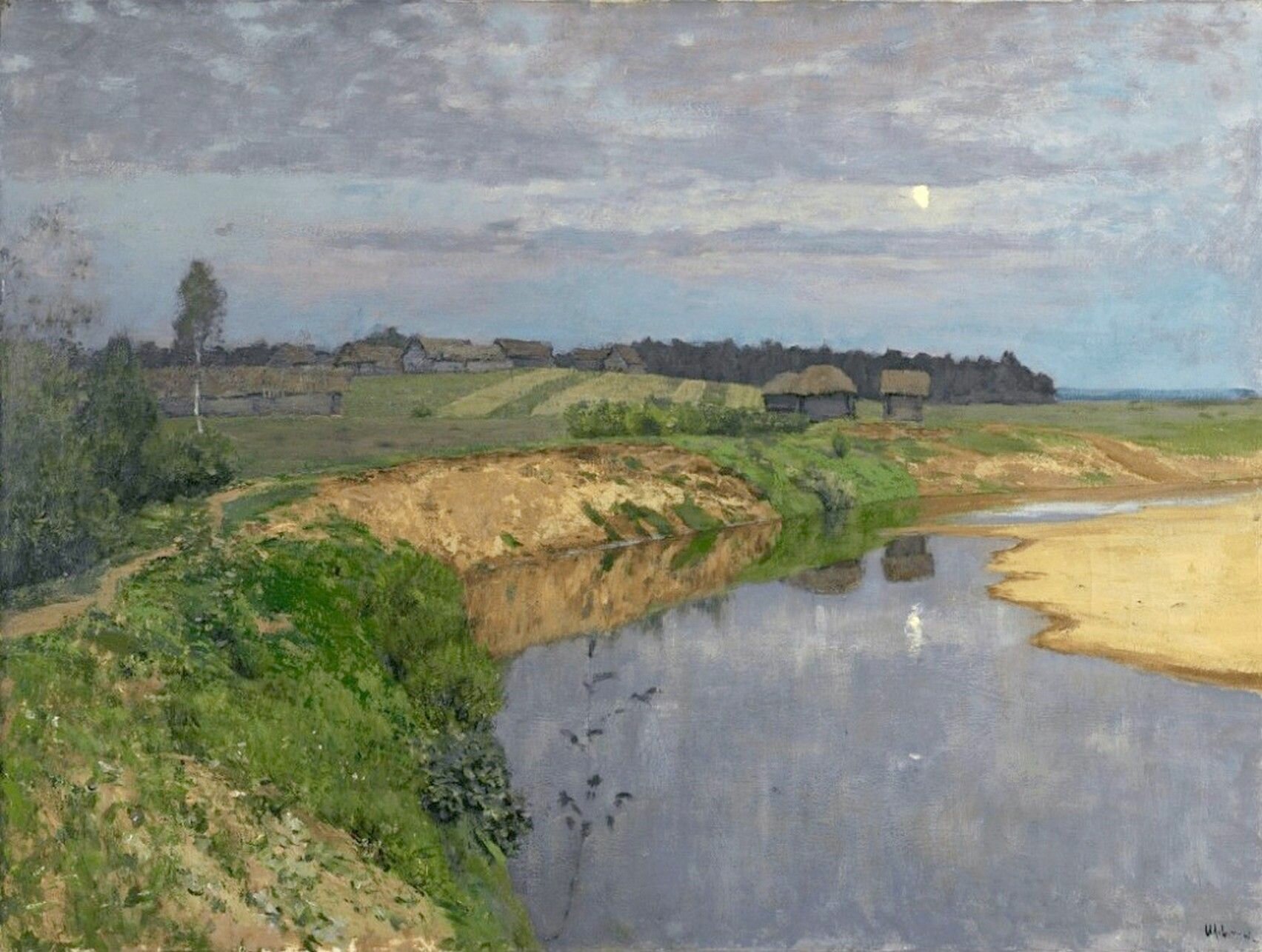 Картина Исаака Левитана Тишина 60х45 см