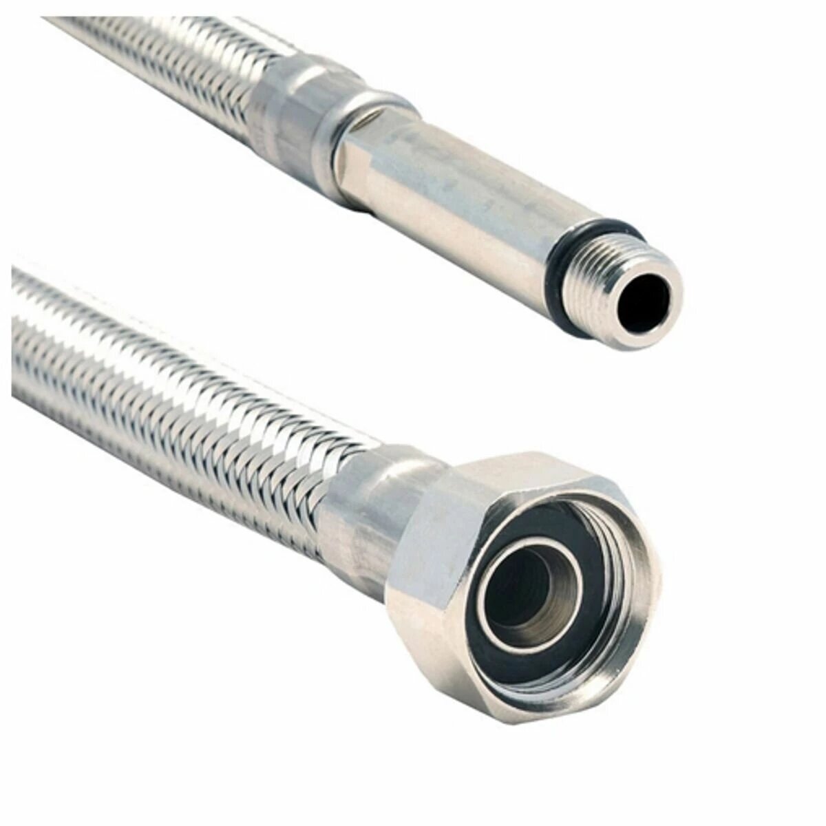 40 см, Гибкая подводка в стальной оплетке для смесителя 1/2-M10x1 L37, Г/Ш