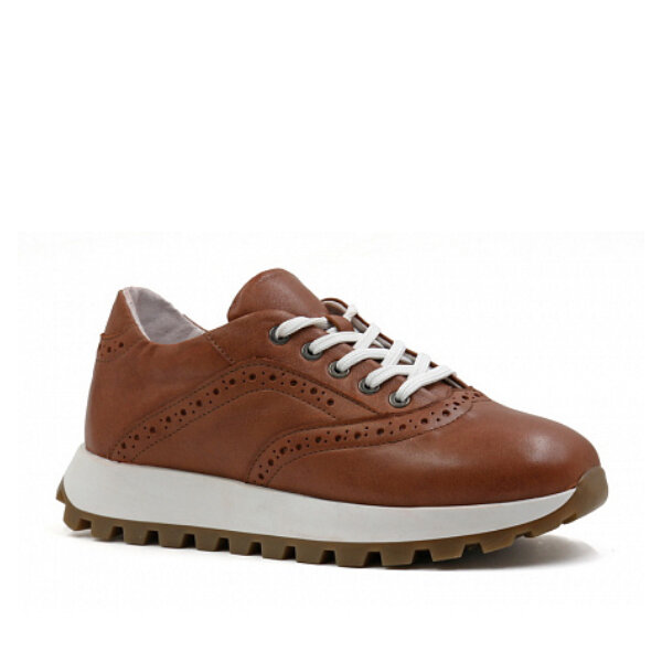 Обувь ортомода ортопедическая малосложная без утепленной подкладки женская (кроссовки) арт.95257-X-042 рыжий р.40