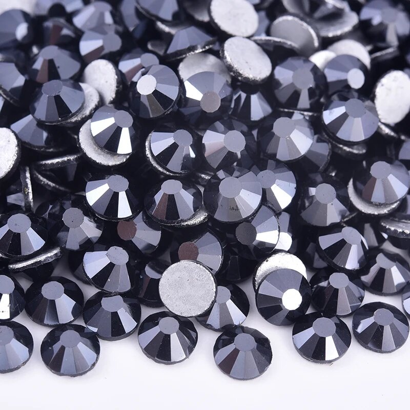 Стразы Oleeya Jet hematite ss8 (1440шт)