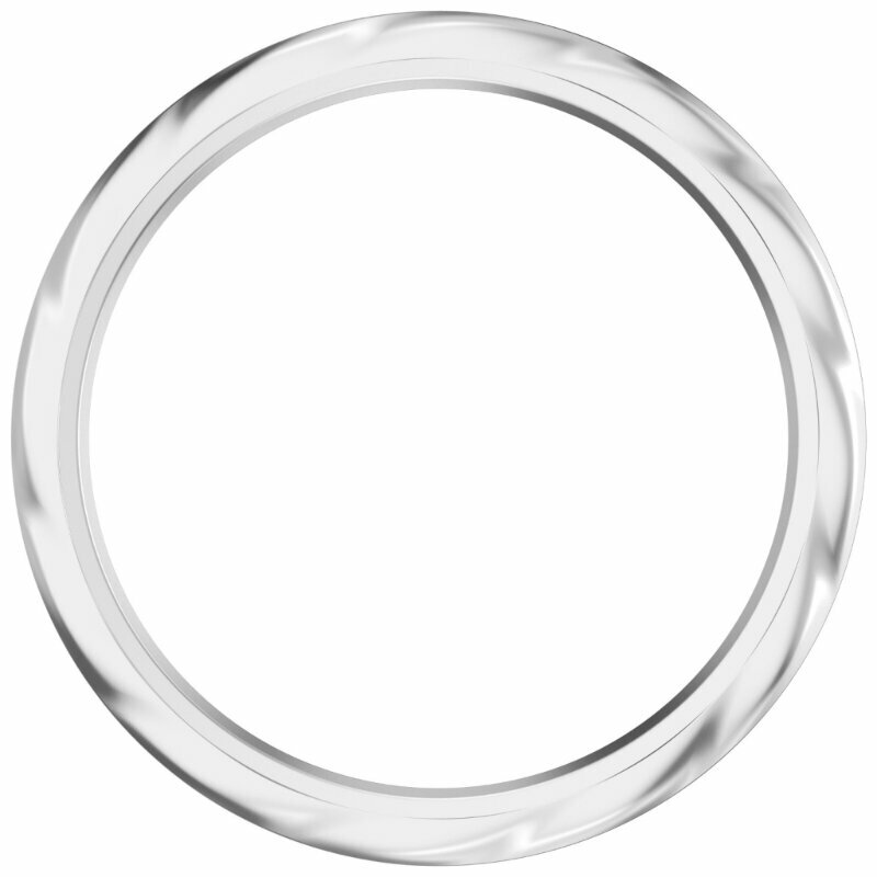 Универсальный безель Xiaomi Watch S4 /S3 из нержавеющей стали с серебряной резьбой