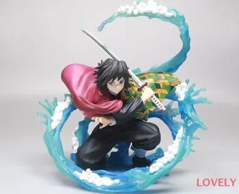 Аниме фигурка Demon Slayer: Kimetsu no Yaiba / Клинок рассекающий демонов Giyu Tomioka/Гию Томиока, 17см