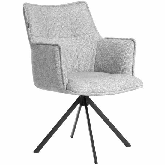 Кресло Tetchair Lutz/Луц опора 360, букле, VT shape silver