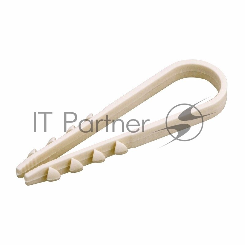 Дюбель-хомут нейлоновый PROconnect 19-25 мм, белый, упаковка 100 шт.