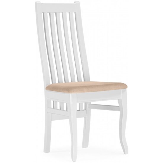 Стул деревянный Woodville Арлет белый / tenerife latte