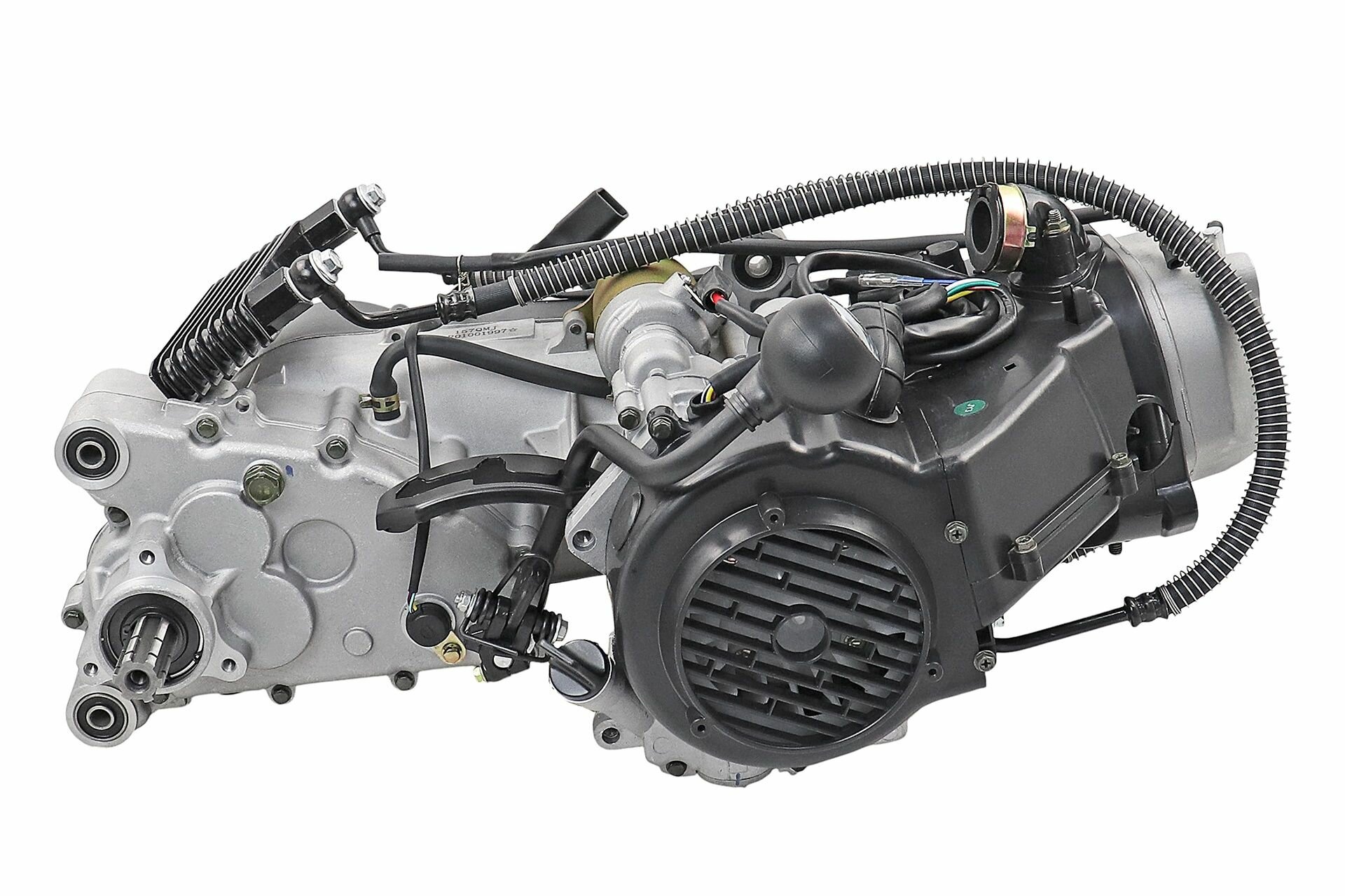 Двигатель 157QMJ (GY6) 149,5см3 DINGO(реверс, руч. стартер, масл. радиатор) ATV150/ T150