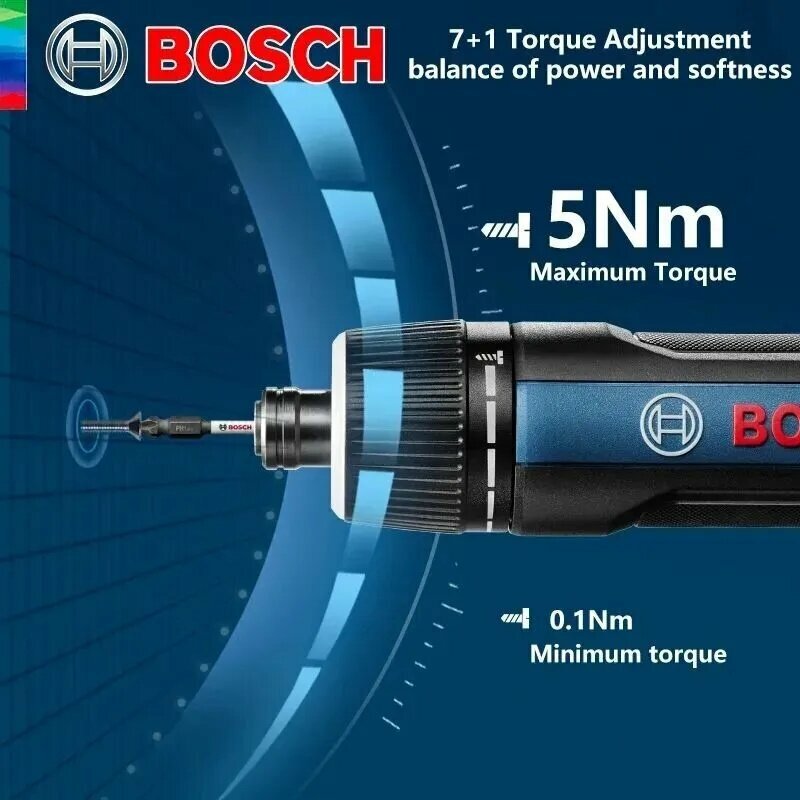 Отвертка аккумуляторная / Электроотвертка BOSCH GO 3 USB-TypeC,360 об/мин, 2.0 Ач, 5 Нм.