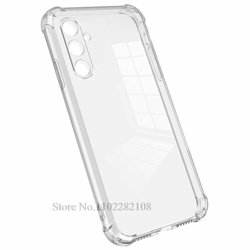 Чехол A17 для Samsung Galaxy A17, противоударный чехол на заднюю панель, прозрачный силиконовый чехол для Samsung A17 A 17, прозрачный чехол, принципиально