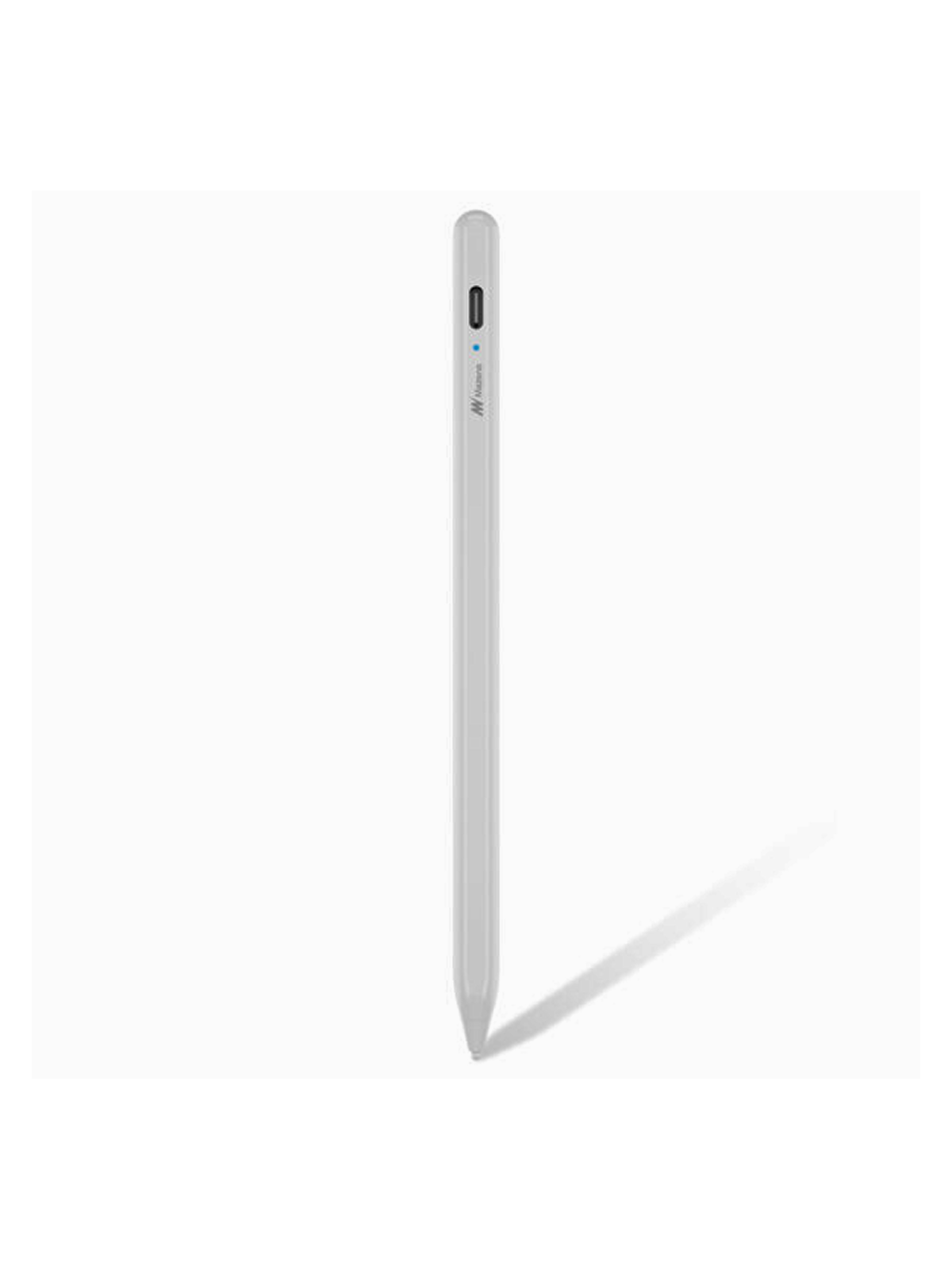 MEZONE Универсальный стилус с защитой ладони и магнитной насадкой белый