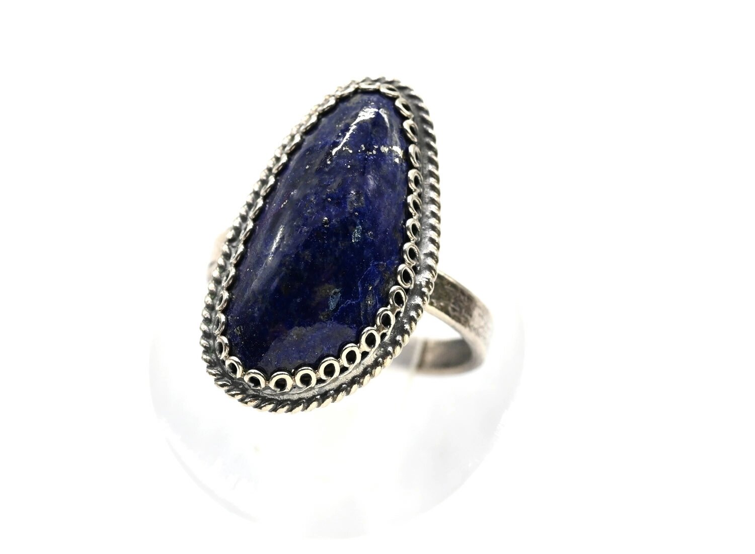 Кольцо, лазурит